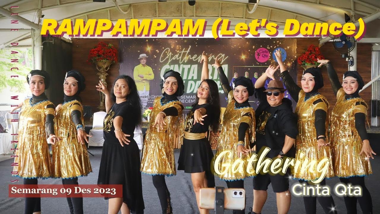 Rampampam Lets Dance Line Dance Step By Step Id Demo By Cinta