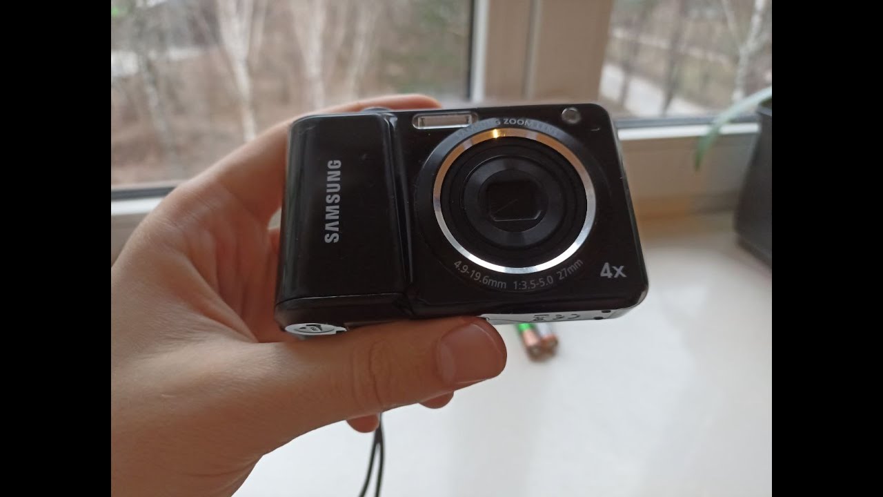 💥Camera Samsung ES25 black 12,2mp 4x zoom digital vintage compact retro ...