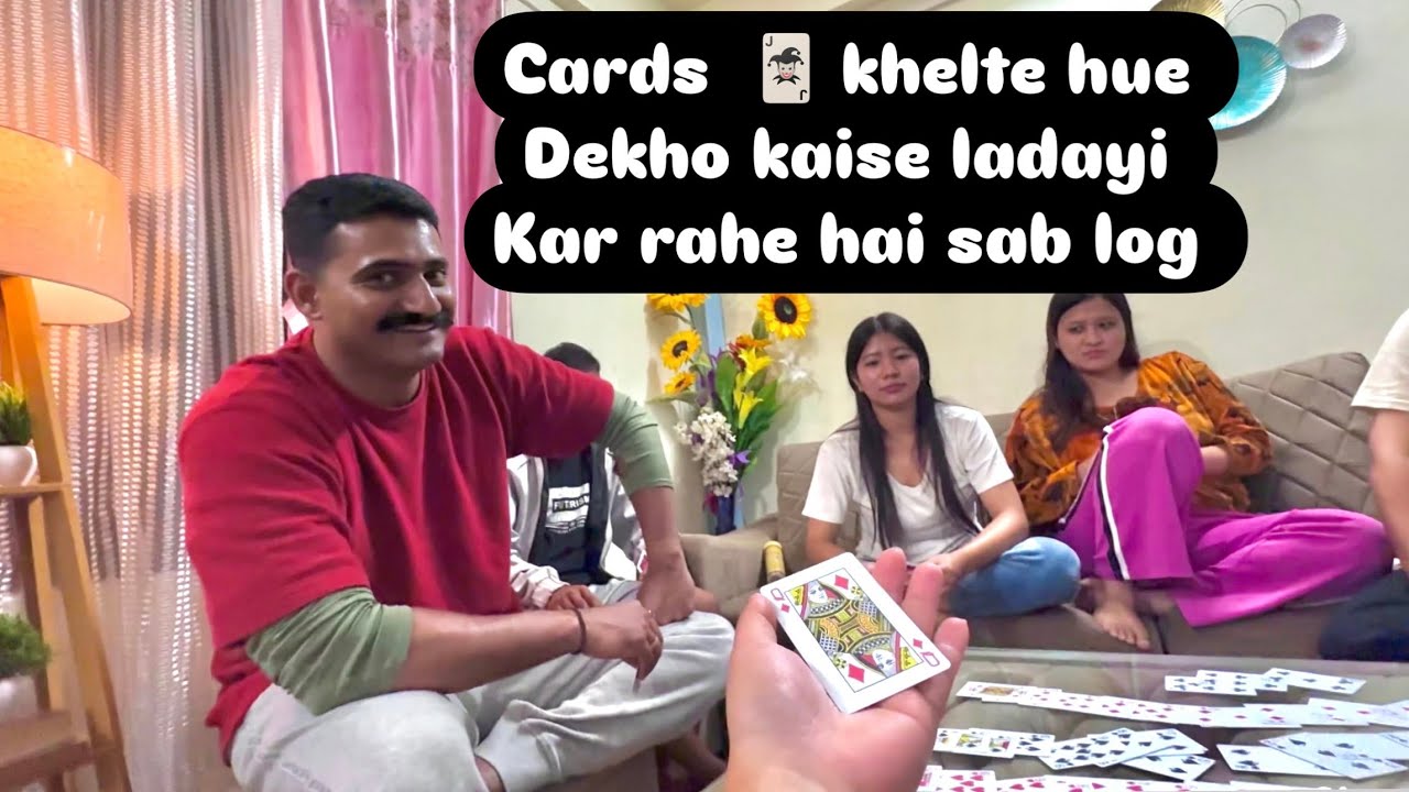Ladayi kar rahe hai Cards khelte khelte . - YouTube
