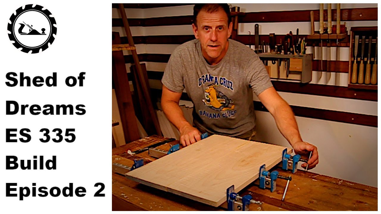 The Shed of Dreams ES 335 build Episode 2: Milling the top and back ...