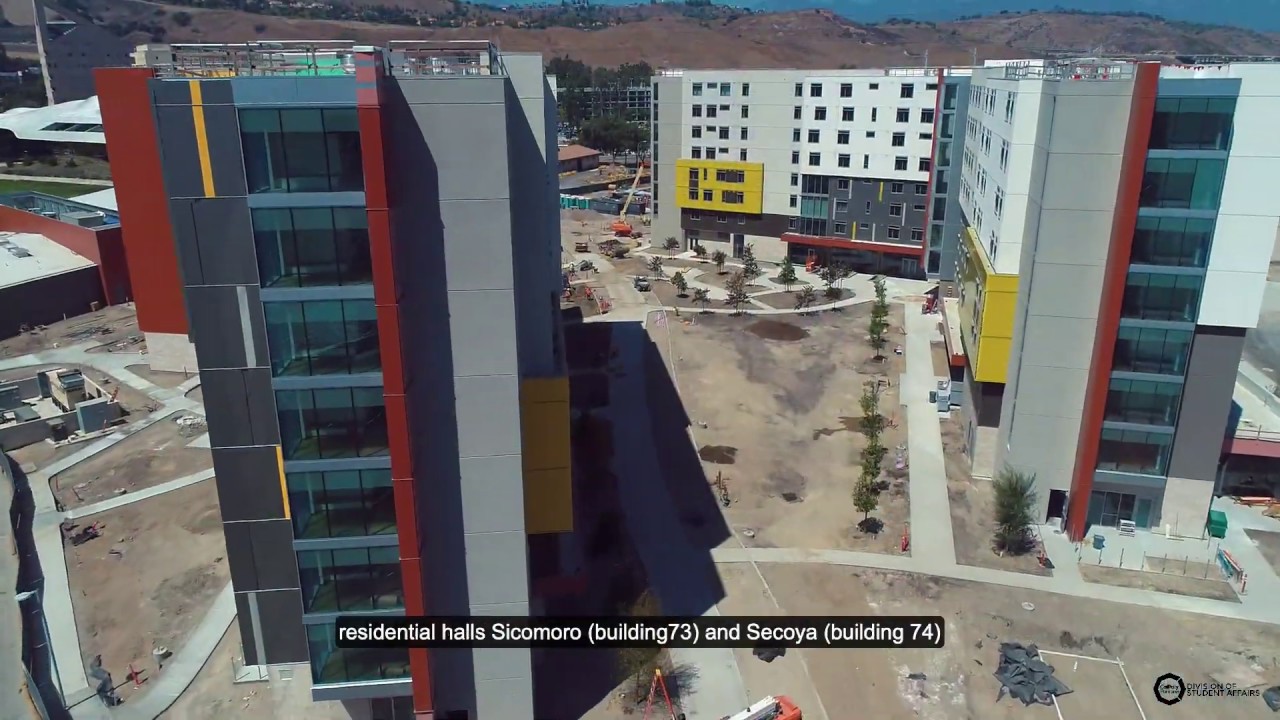 CPP New Residence Halls and Dining Commons - Progress - YouTube