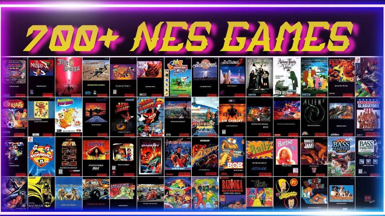 All Nintendo NES Games A to Z Retro Emulation Station (Mobile) - YouTube