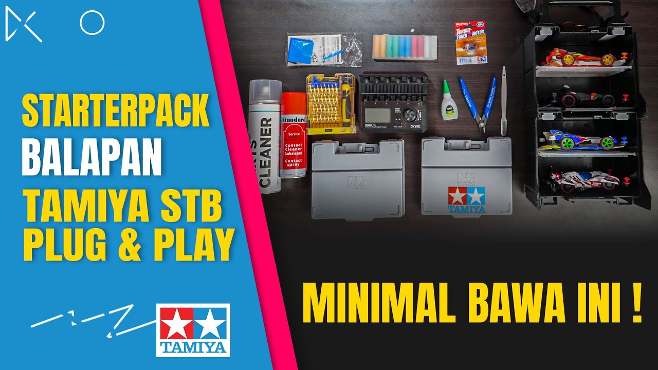 STARTERPACK BALAPAN TAMIYA KELAS STB PNP - YouTube