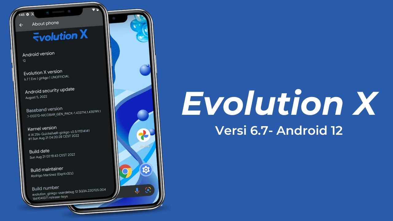 Install ROM Evolution X V6.7 UNOFFICIAL Android 12L - Redmi Note 8 ...