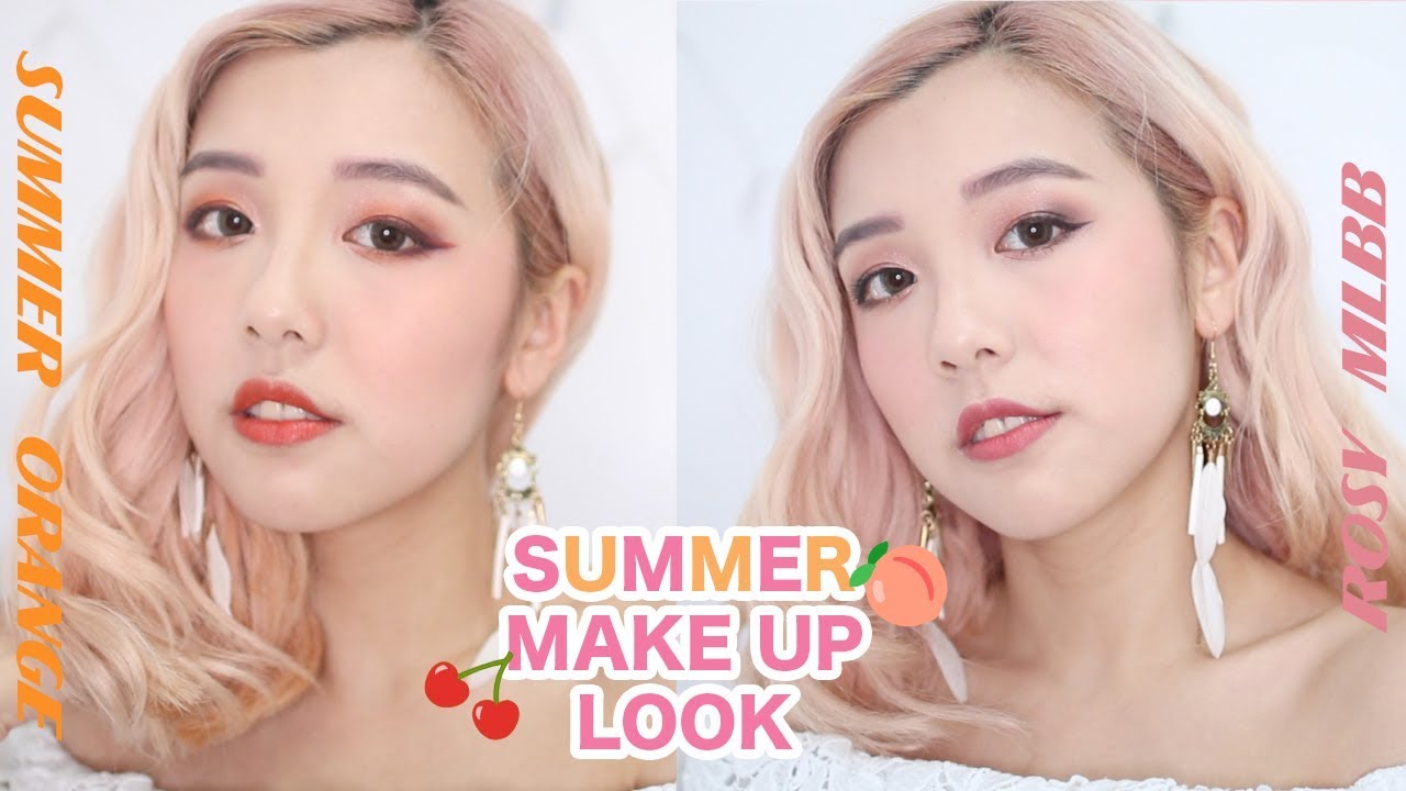 🍒Summer MLBB Makeup Look🍑 夏日妝容 | MELO LO X SHU UEMURA - YouTube