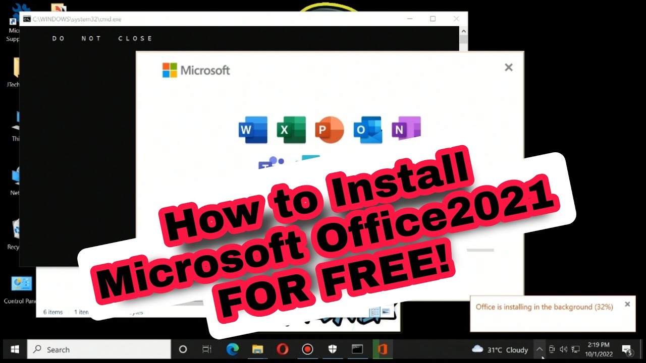How to install Microsoft Office 2021 FOR FREE!!! - YouTube