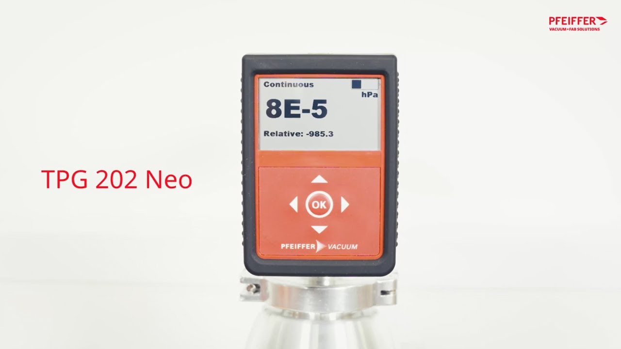 TPG 202 Neo – the new handheld measuring gauge by Pfeiffer - YouTube