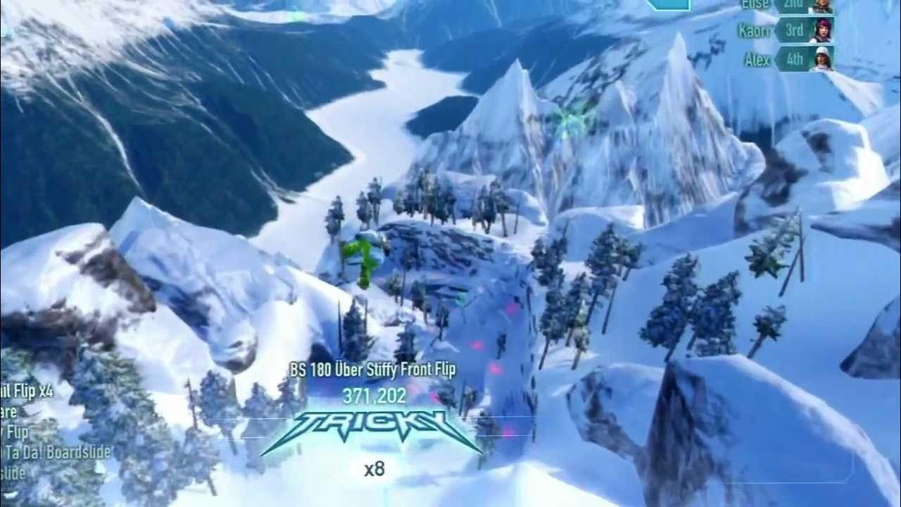 SSX|Walkthrough #2:Rockies|Whitehorn Mountain|JT2 [HD] - YouTube