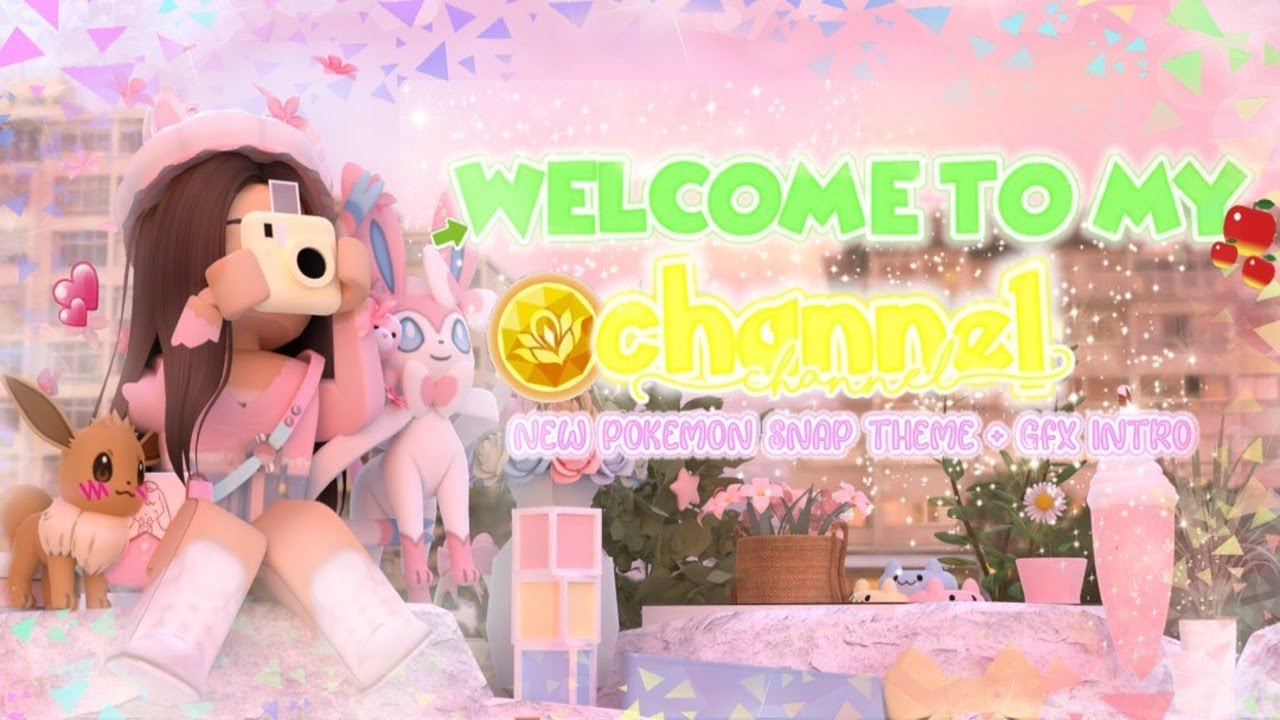 🥥 WELCOME to my CHANNEL (*NEW POKEMON SNAP THEME + GFX INTRO*) - YouTube