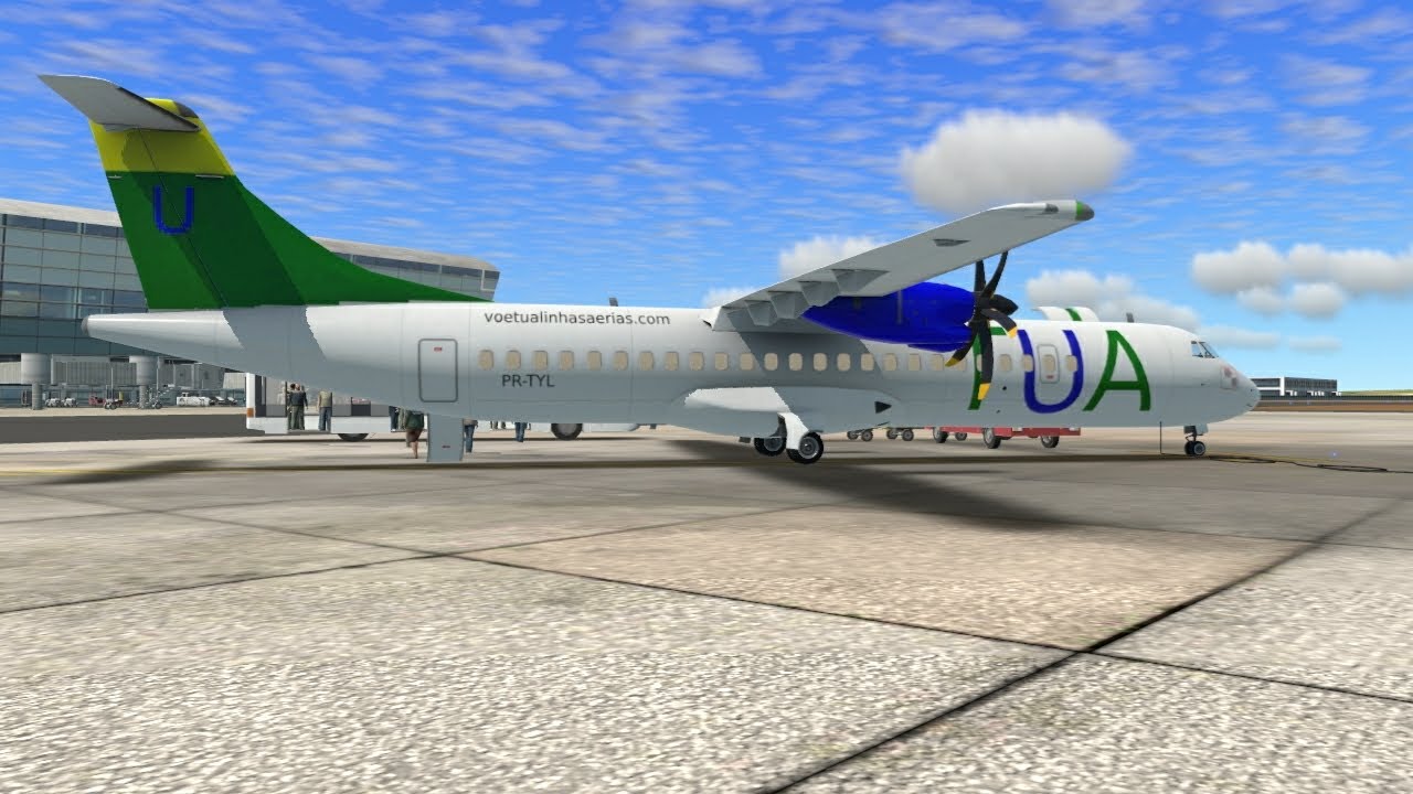 [RFS 2.0.4] POUSO ATR 72 600 TUA LINHAS AÉREAS (CIA RFS) EM FORTALEZA ...