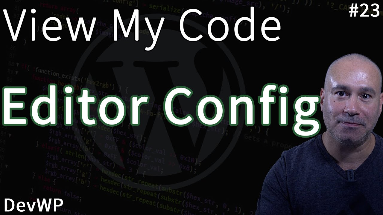 The Editor Config File and WHY you should use it! View My Code - YouTube