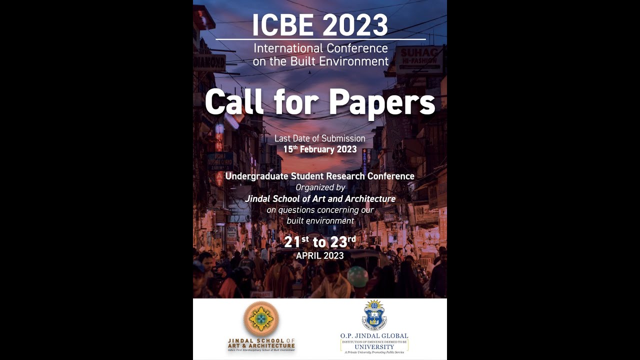 ICBE 2023 Call for paper is Open! - YouTube