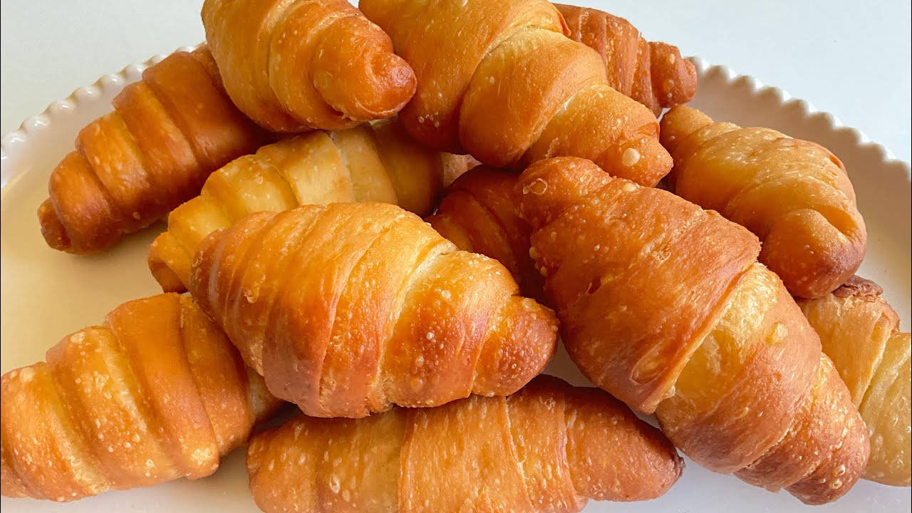 Delicious Fried Croissant recipe 🤤🥐 - YouTube