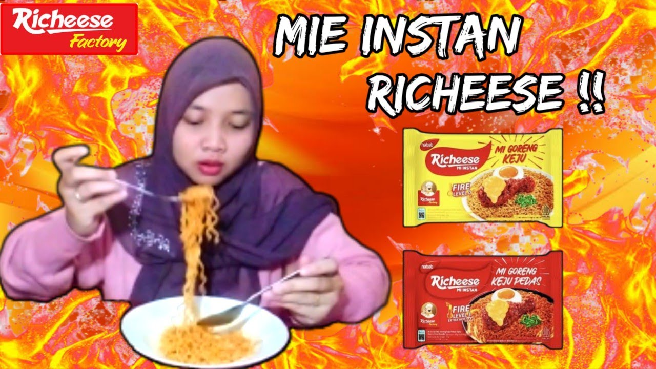 mie instan richeese yang lg viral | keju kok pedas - YouTube