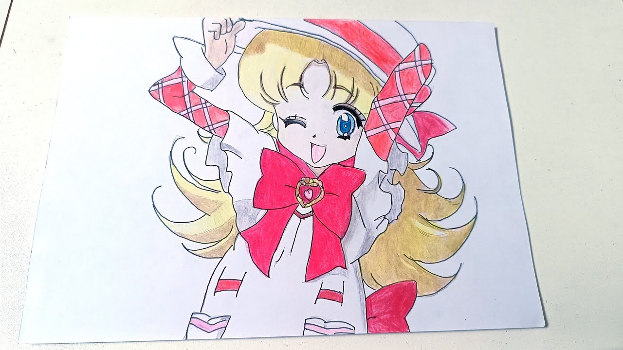 speed drawing Nadja Applefield ashita no Nadja 明日のナジャ - YouTube