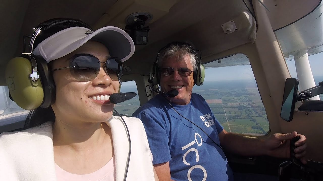 Aero Commander Lark 180 Flight with Zhen - YouTube