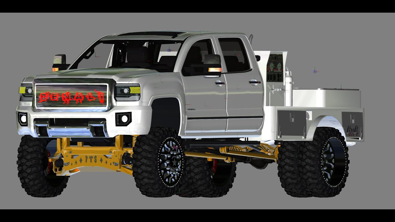GTA V: Lets build it!: 2015 Custom GMC Denali 2500 Welding Rig! - YouTube