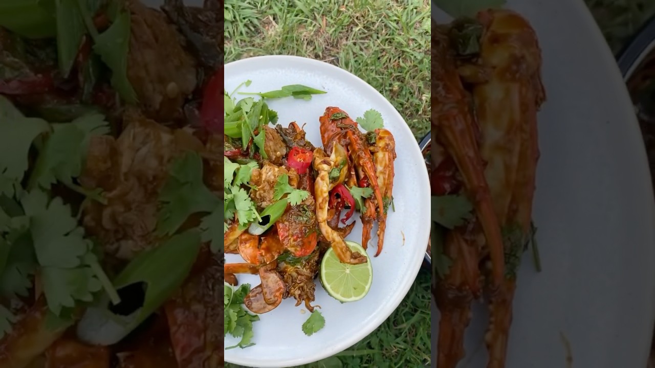 Chilli Blue Swimmer Crabs cooked over coals!! Can’t get any better than ...