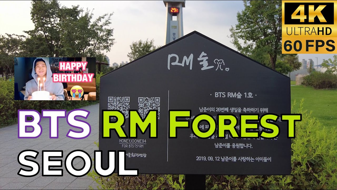 Walk & Talk in BTS RM Forest, which was RM’s birthday present in 2019 ...