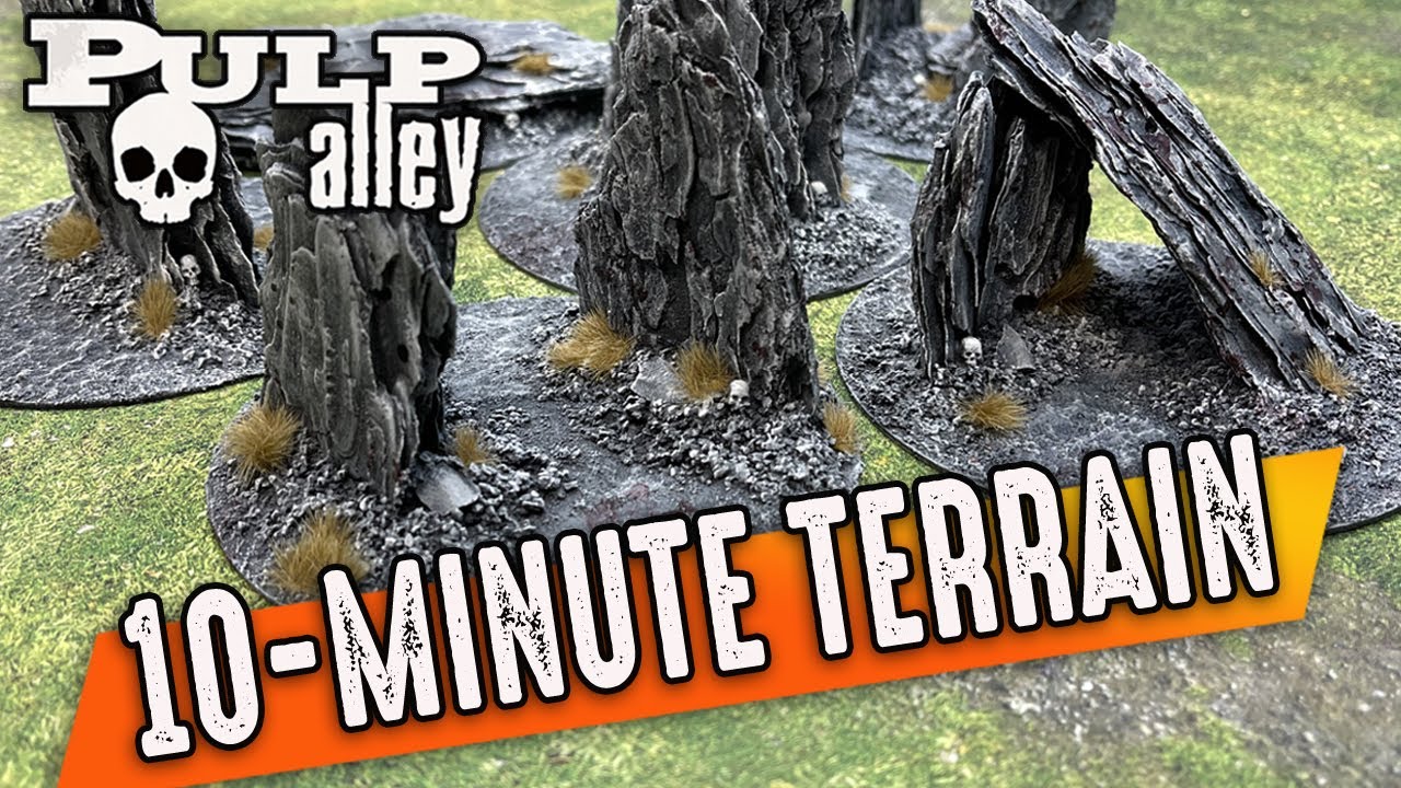Pulp Alley - 10-Minute Terrain: Standing Stones - YouTube