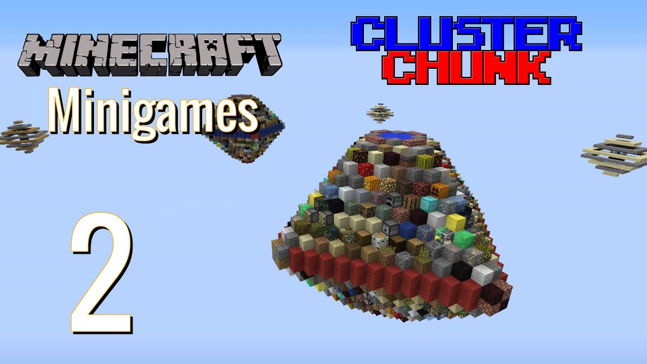 Ep 2 - Minecraft Minigames - Cluster Chunk - YouTube