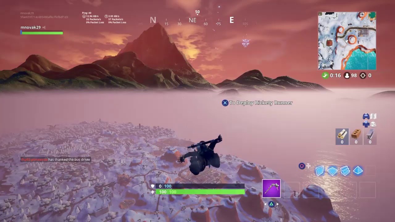 NEW FORTNITE ICE ZOMBIES AND SNOW MAP! - YouTube
