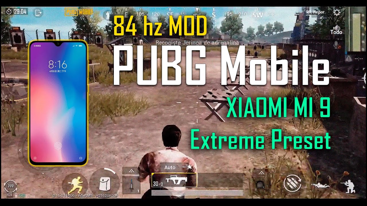 PUBG Mobile HDR + Extreme FPS - 84hz MOD [Xiaomi Mi 9] - YouTube
