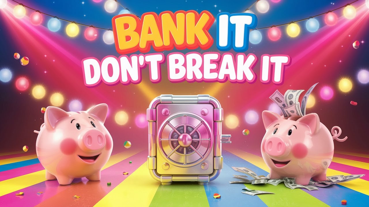 "Bank It, Don’t Break It!" | Fun Money Song for Kids 🎶 | Learn About ...