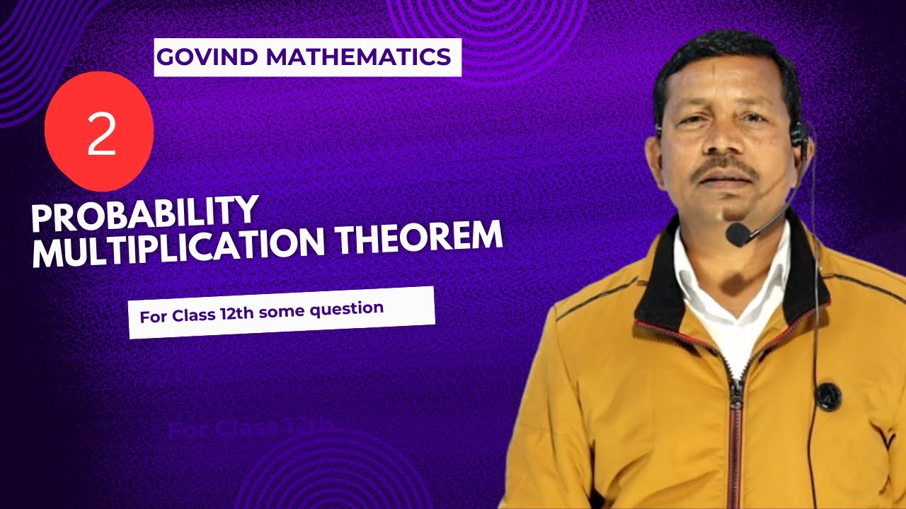 Probability some questions on multiplication theorem - YouTube