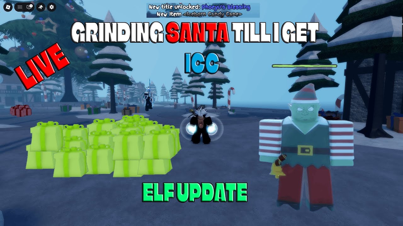 [GPO] GRINDING SANTA | NOT GETTING OFF TILL I GET CC FROM SANTA ...
