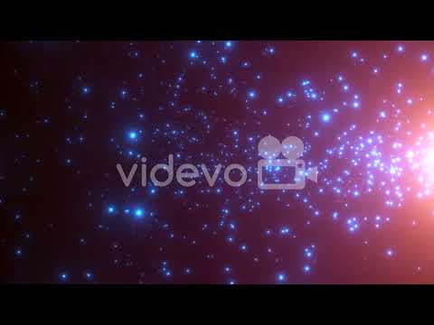Motion blue particles and stars in galaxy okirakuhuhu