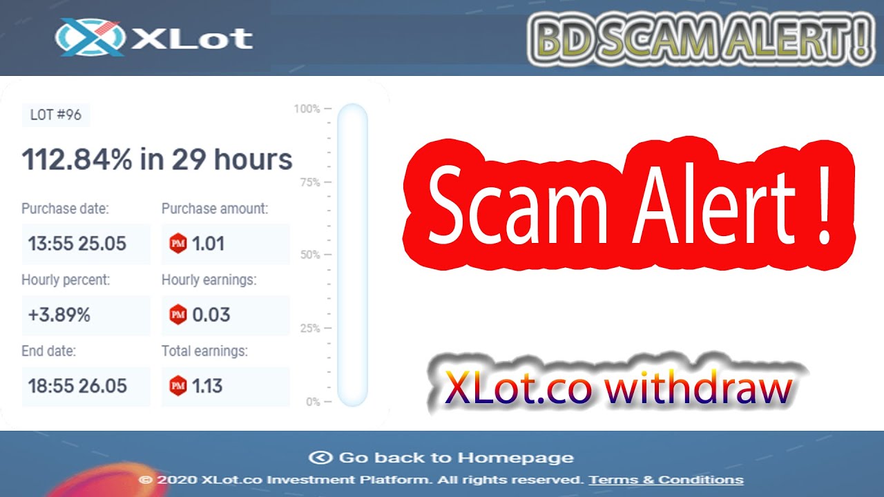 xlot.co Scam ! - YouTube