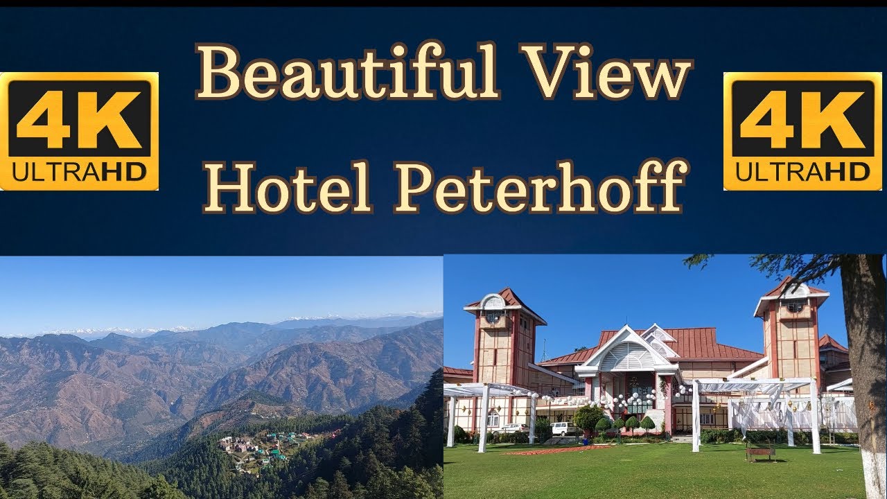 Shimla Beautiful Mountains view | Hotel Peterhoff Shimla || Amazing ...