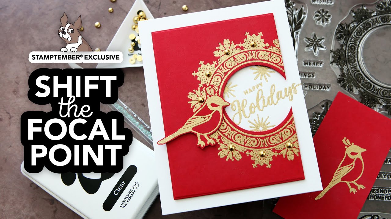 Shift your focal point for a fun card design! - YouTube