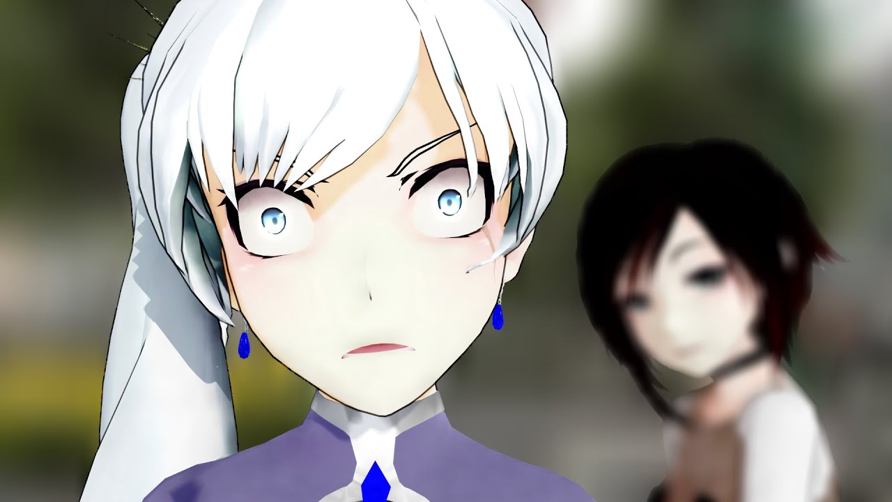 【MMD RWBY】 Weiss being jealous of Penny | Motion DL | Whiterose vs Nuts ...