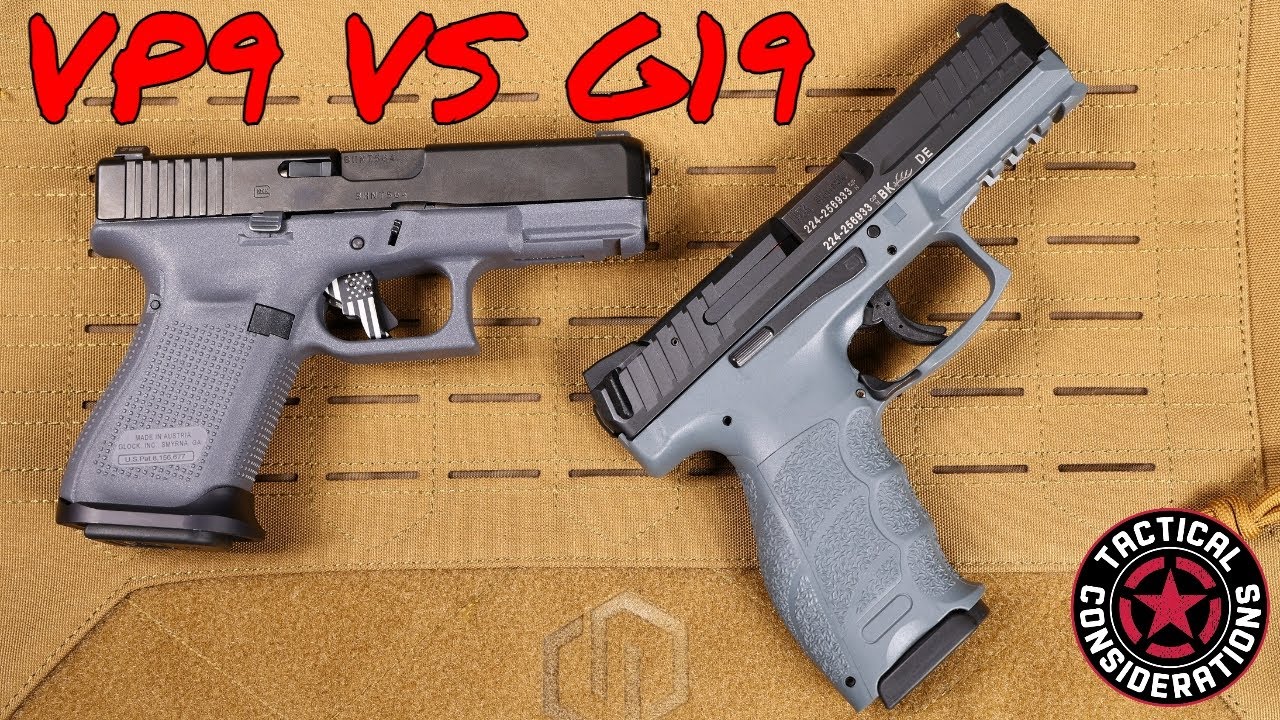 Gen 5 Glock 19 VS HK VP9 Battle Of The Gray Compacts! - YouTube