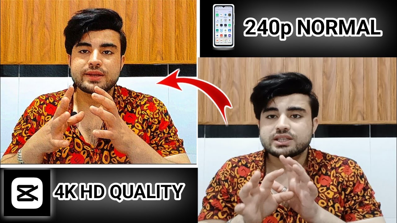 How To Convert Normal Video To 4K Ultra HD | CapCut 4K Quality Tutorial ...