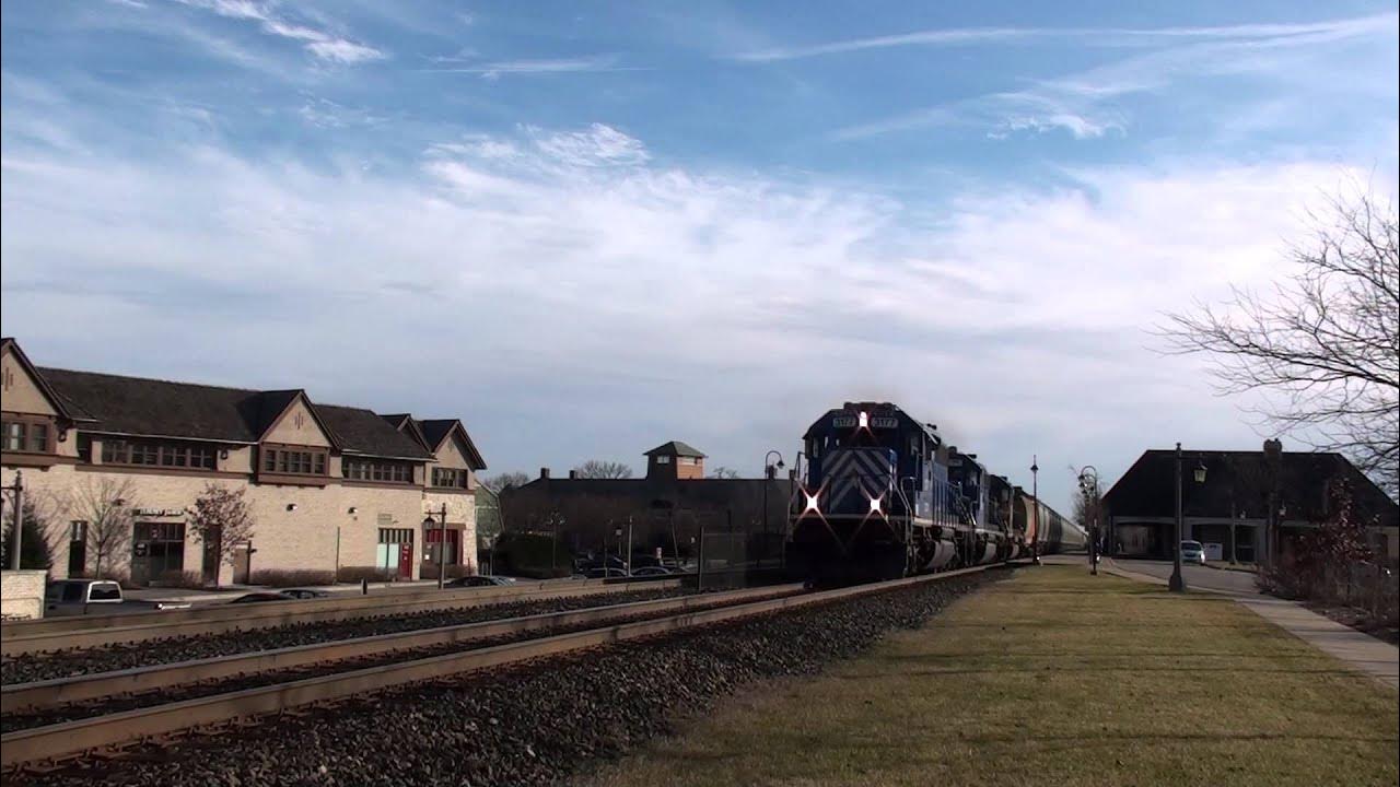 CITX 3177, CEFX 3175 & ICE 6404 Leads CP 277 West, Lake Forest, IL - YouTube