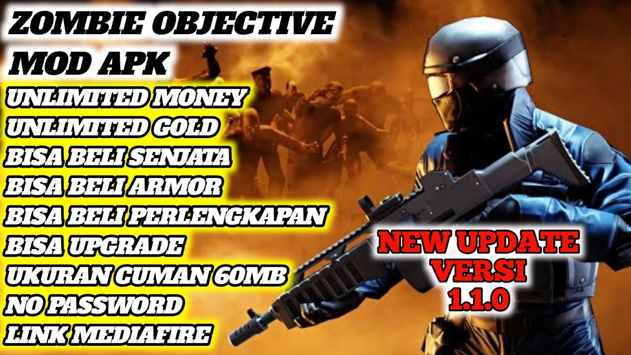 Zombie Objective mod apk terbaru versi 1.1.0 New update mod apk ...