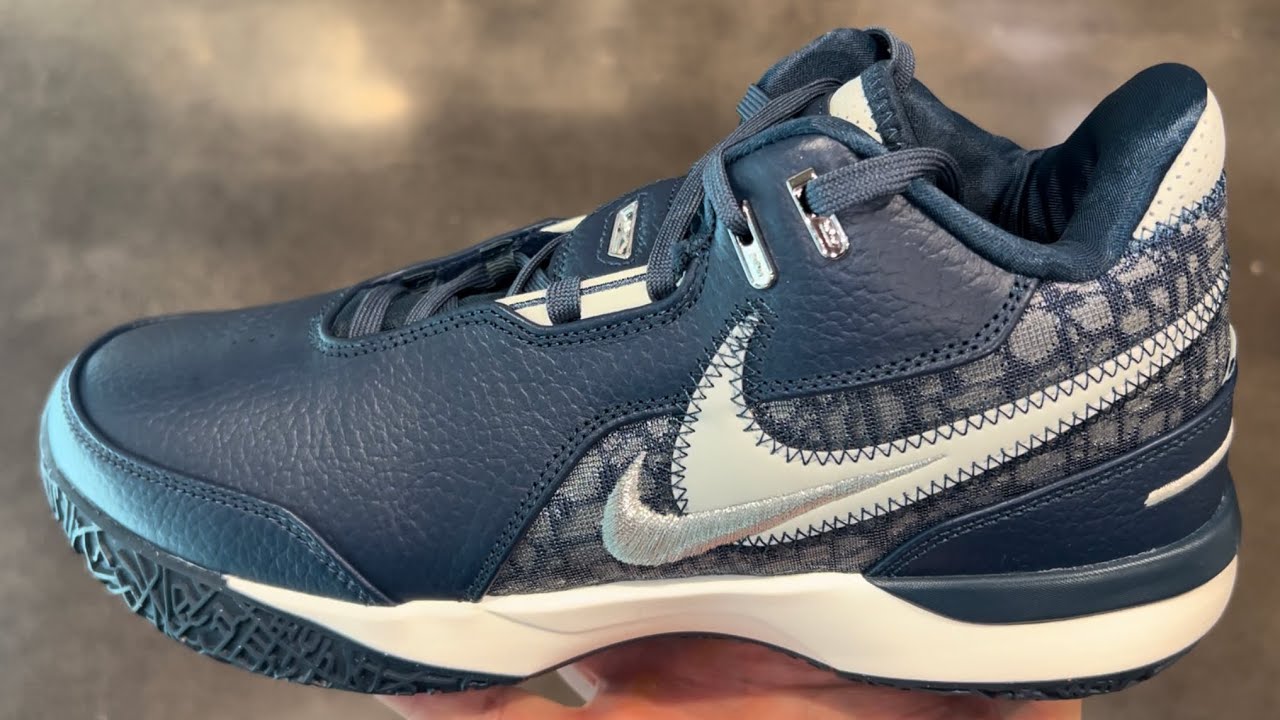 Nike LeBron NXXT Gen AMPD Armory Navy Blue Basketball Shoes - YouTube