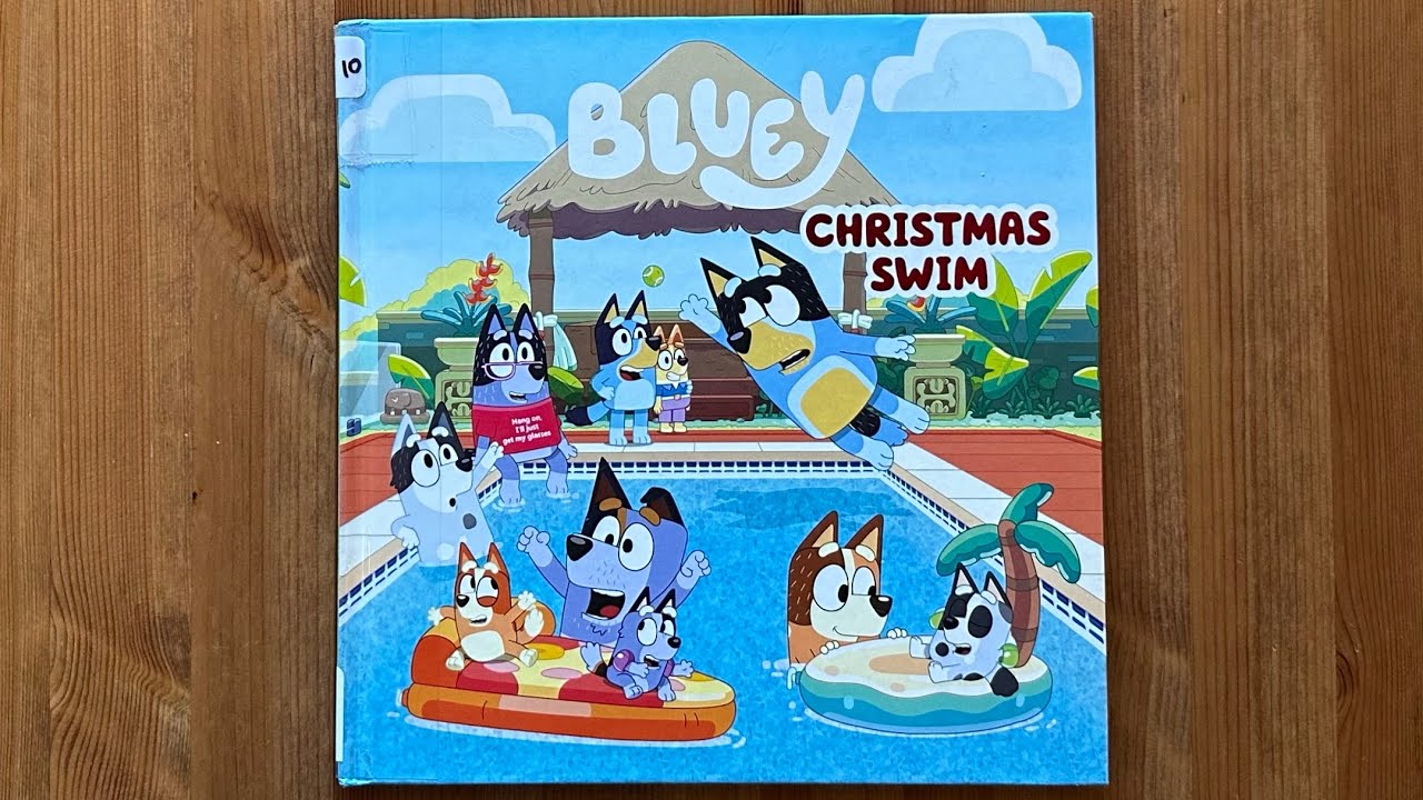 Ash reads Bluey Christmas Swim - YouTube