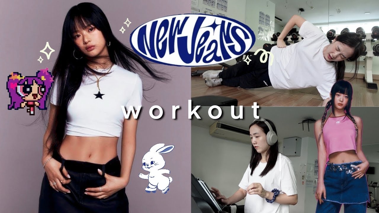 I tried NEWJEANS HANNI workout for 5 days - YouTube