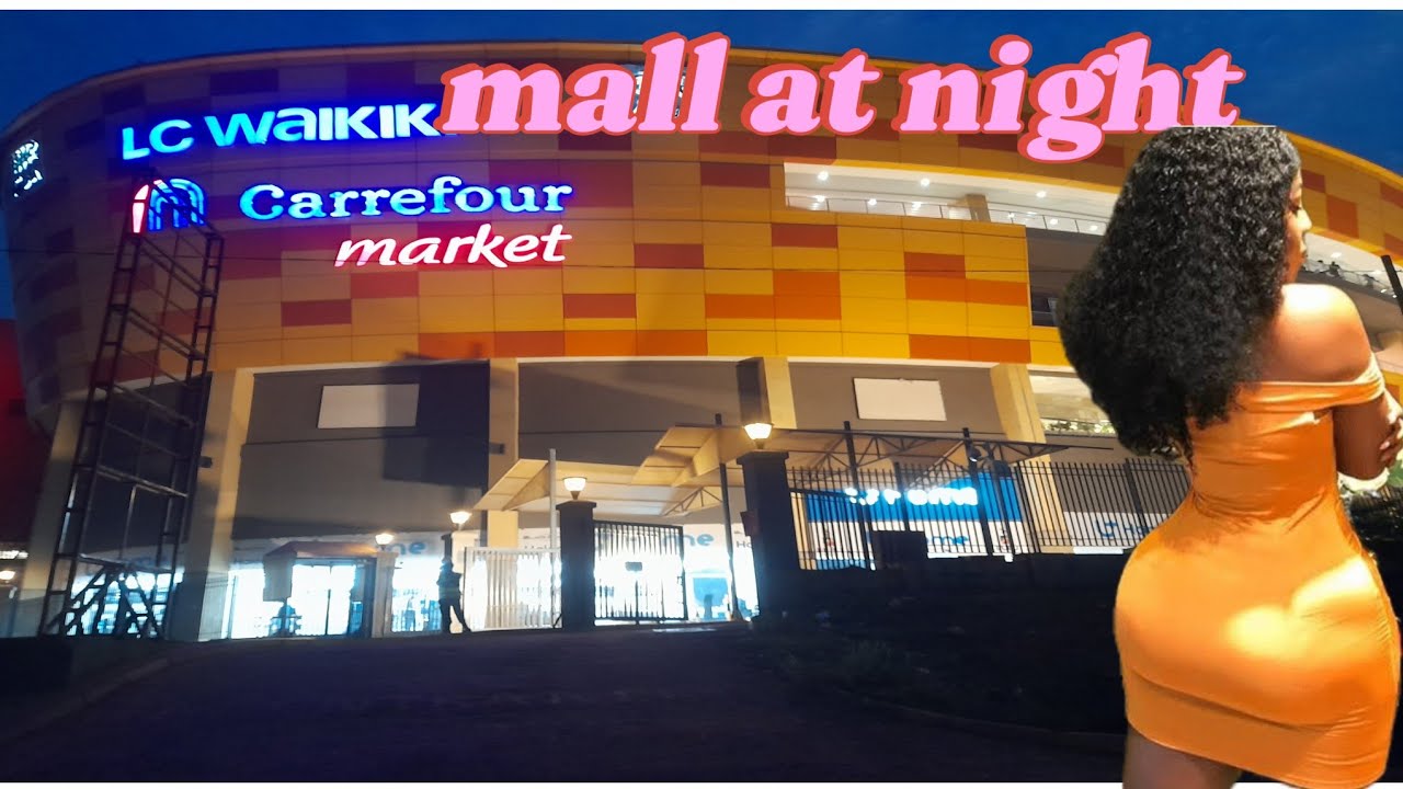Inside African most luxurious mall in Kampala Uganda at night - YouTube