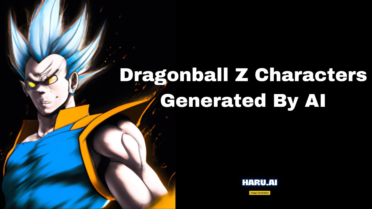 DragonballZ Characters Generated By AI - YouTube