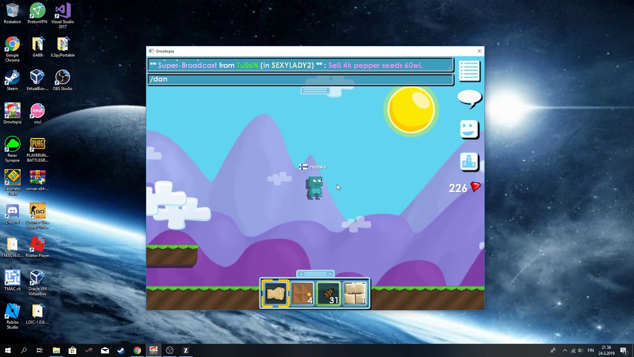 Growtopia trainer DioTopia (NEW) (MUST TRY) - YouTube