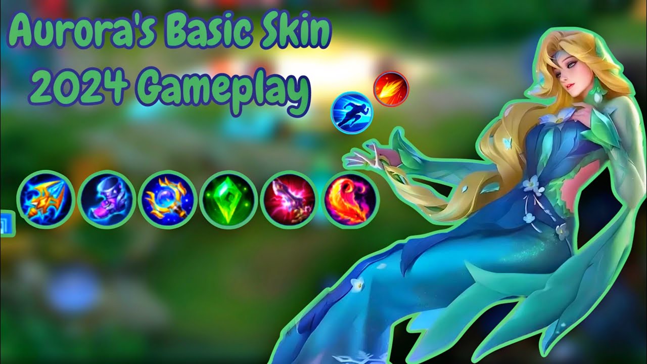 💚New Revamp Aurora's Basic skin! | MLBB 🍀 - YouTube