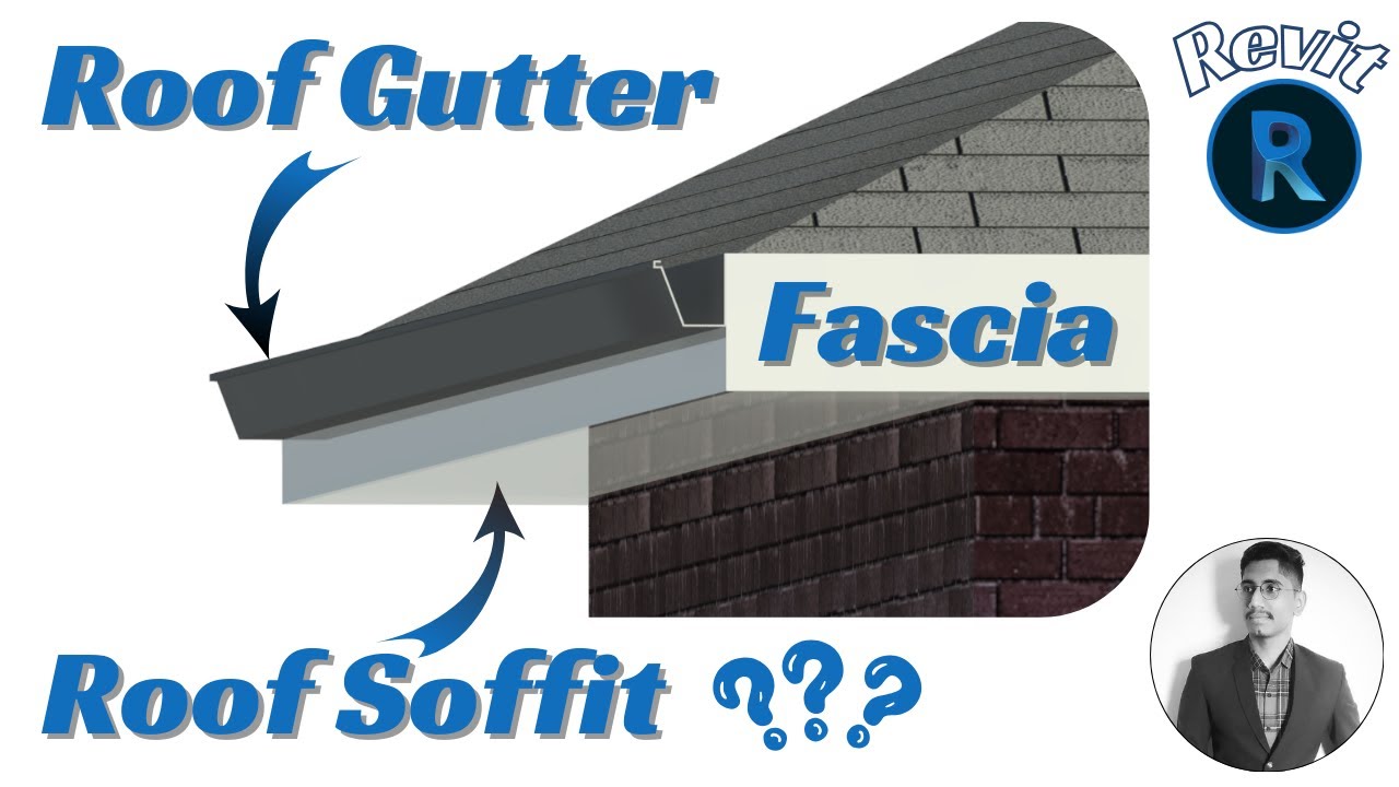 Roof Soffit Fascia & Gutter Revit - YouTube