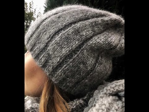 Lær at strikke Beanie hue. Tutorial for nybegyndere🧶#strikkethue #strikforbegyndere #gratisstrik