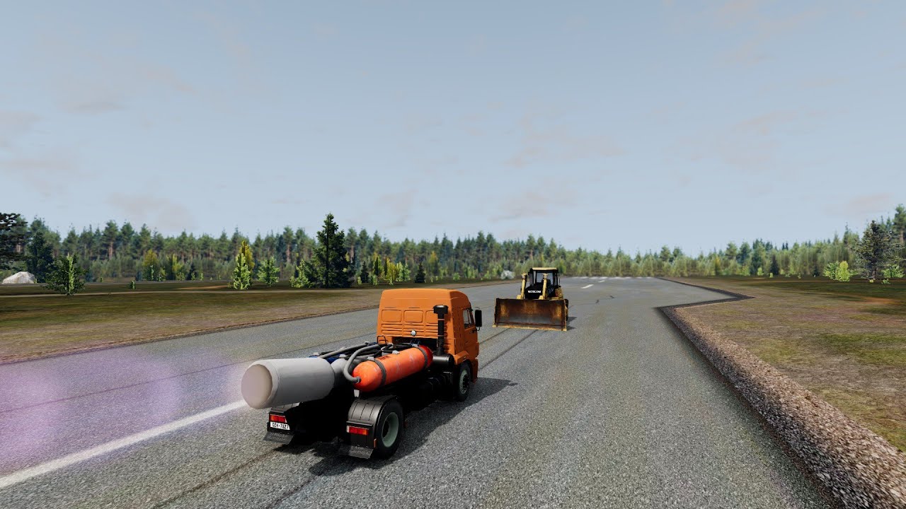 Truck vs Dozer BeamNG.Drive - YouTube