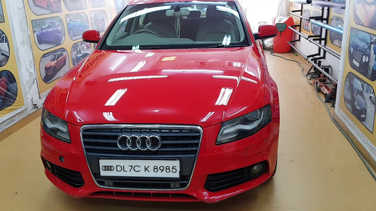 AUDI A4 | RED AUDI A4 | 32 WAX PRO | CONNAUGHT CARE | 8 Years old Audi ...